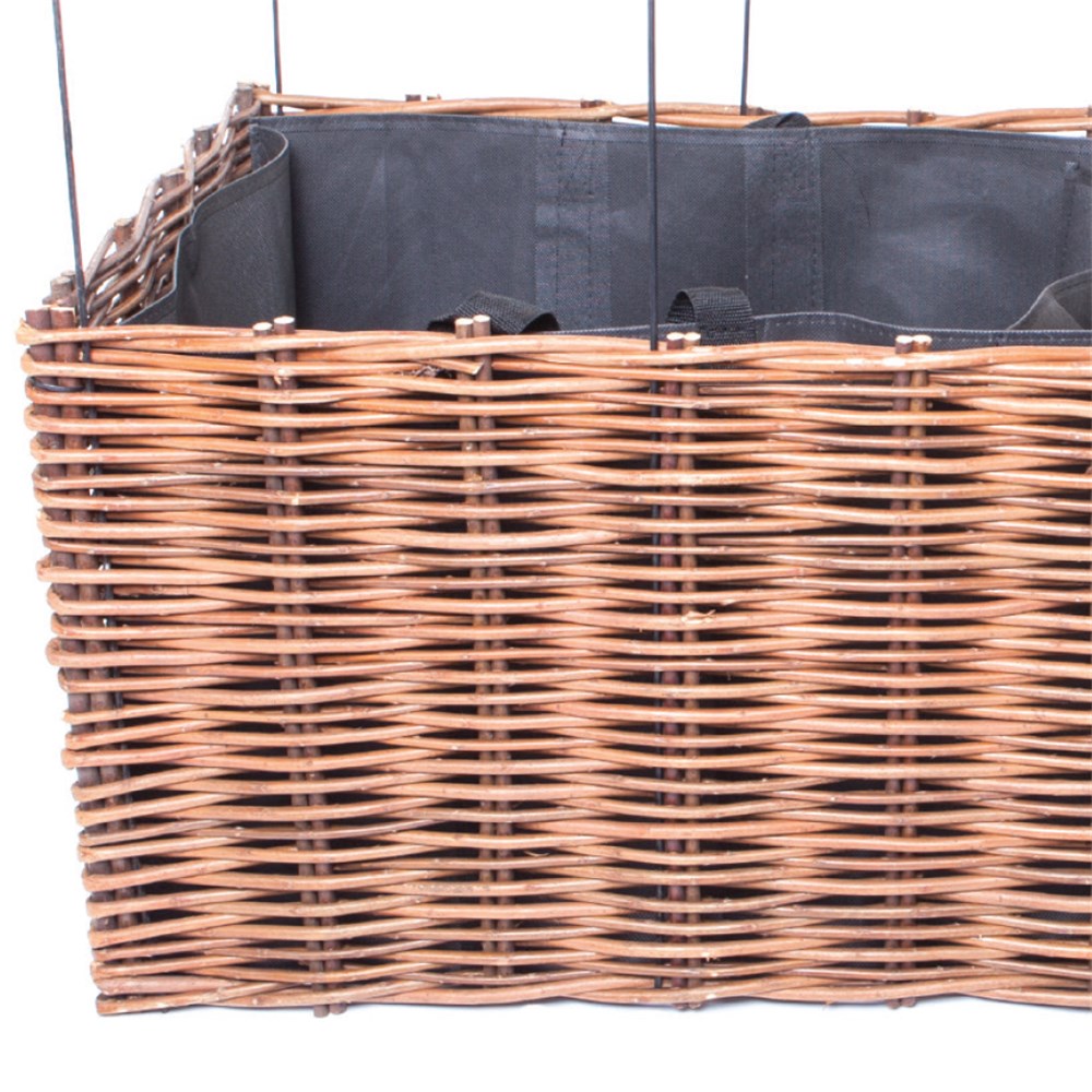Willow Planter 100 x 40 x 40cm | Gardening | CleverPatch - Art & Craft ...