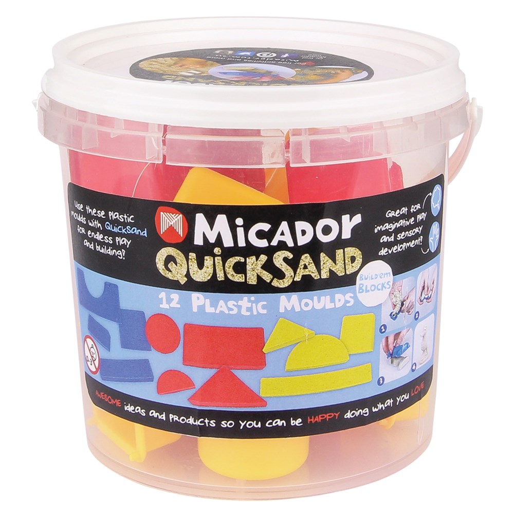 Micador QuickSand Moulds - Build'em Blocks - Sand | CleverPatch - Art ...