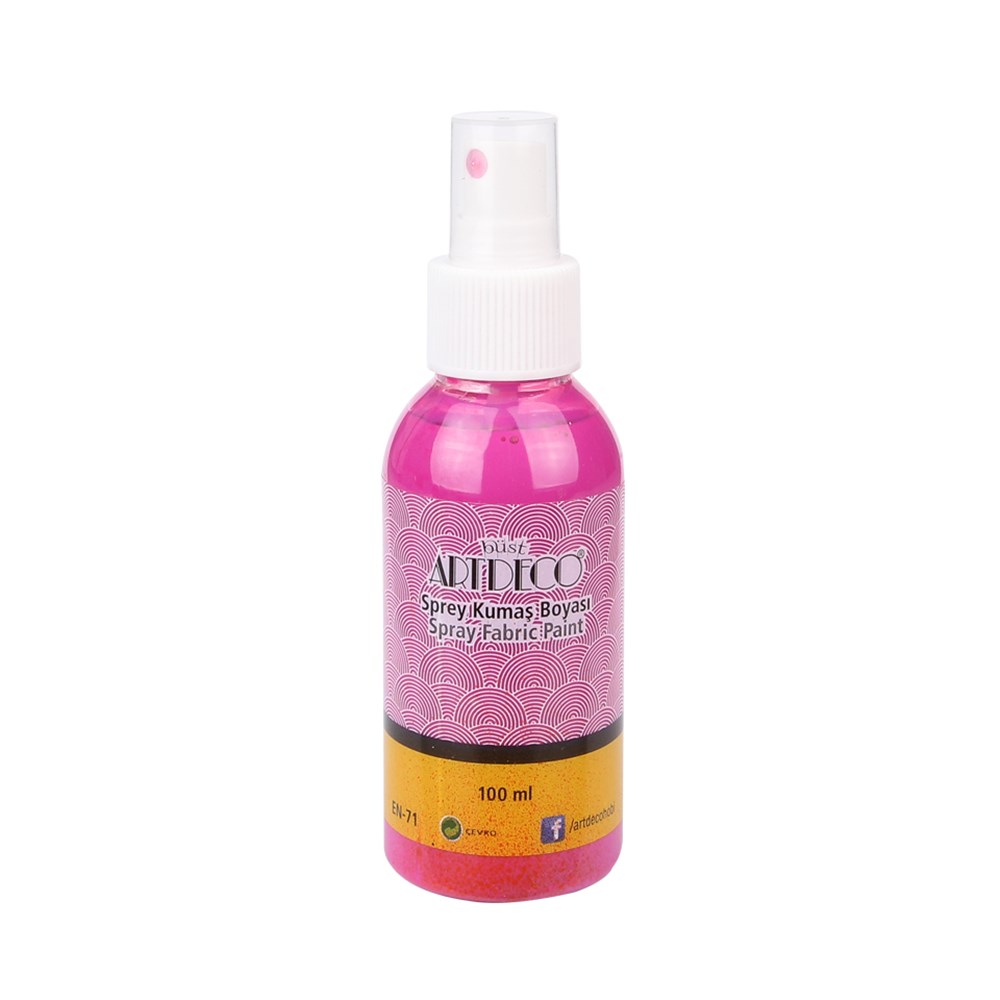 ARTDECO Spray Fabric Paint - Pink - 100ml | Fabric Paint | CleverPatch ...