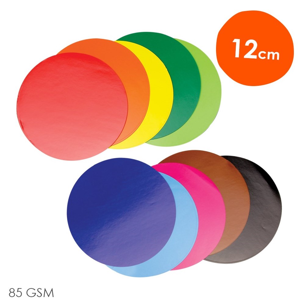 Kinder Glossy Paper Circles - 12cm - Pack of 100 | Paper Circles ...
