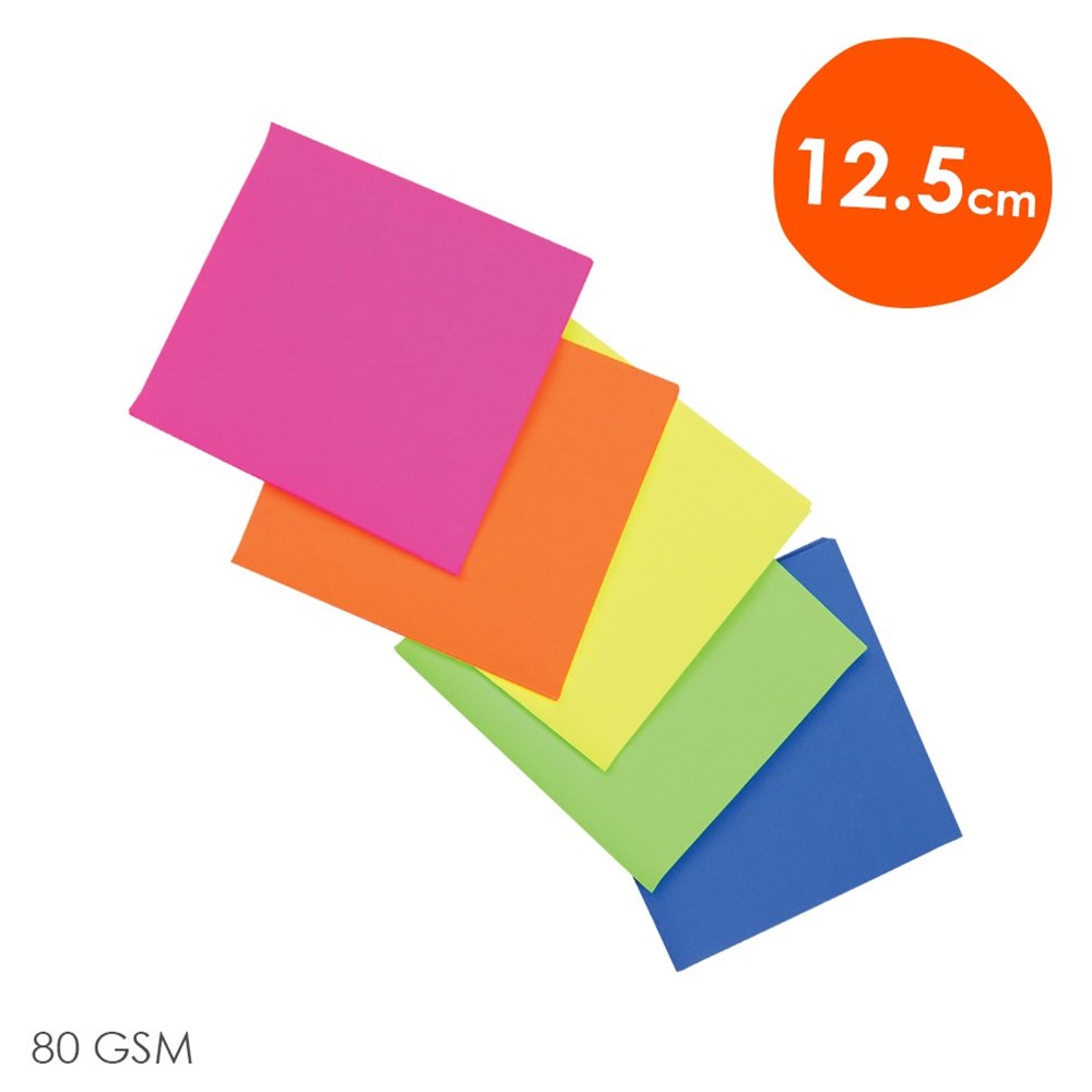Kinder Fluorescent Paper Squares - 12.5cm - Pack of 100 | Paper Circles ...