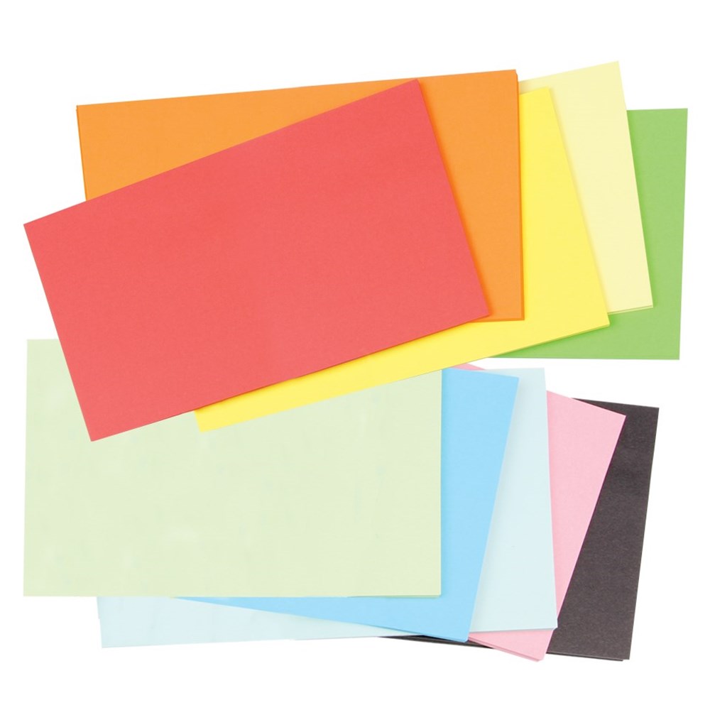 Kinder Matt Paper Rectangles - 12.5 x 25cm - Pack of 360 | Paper ...
