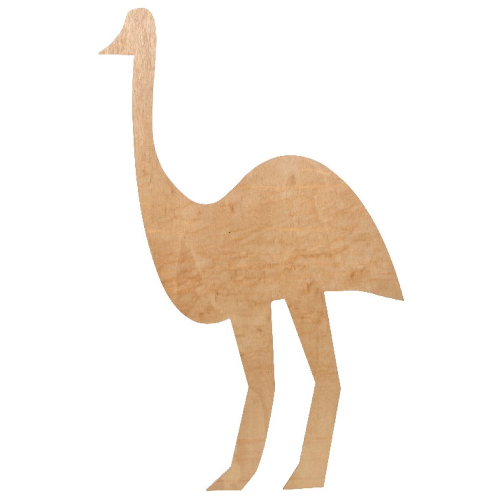 Giant Indigenous Wooden Emu Mural - 1.1m | Indigenous Manufactured ...