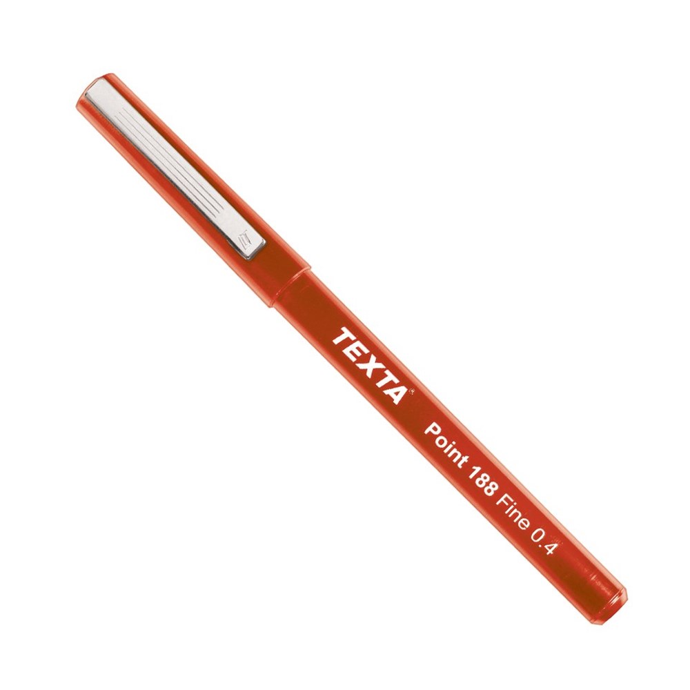 Texta 188 Fineliner Pen - Red - Pens | CleverPatch - Art & Craft Supplies