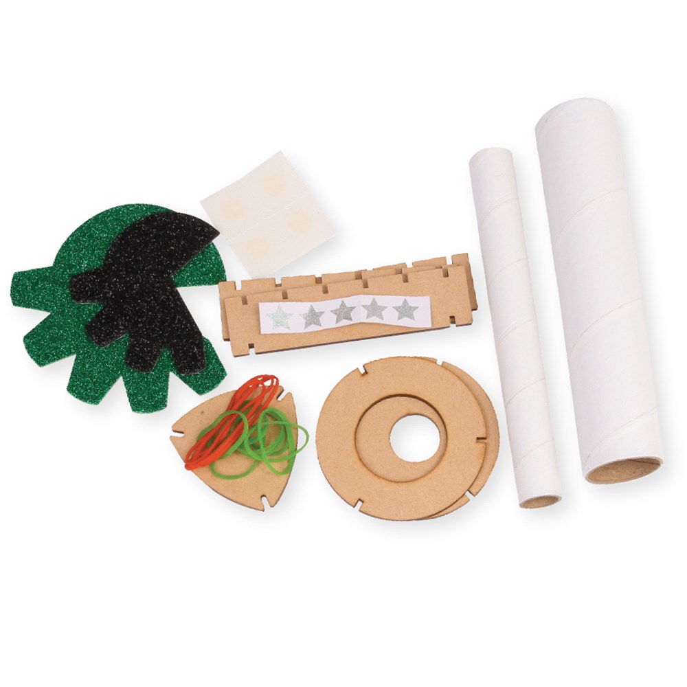 CleverPatch Cardboard Flying Rocket | STEAM Wooden Construction Kits ...