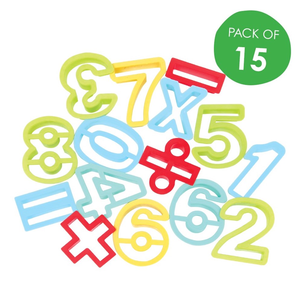 Plastic Number Cutters - Pack of 15 | Modelling Tools | CleverPatch ...