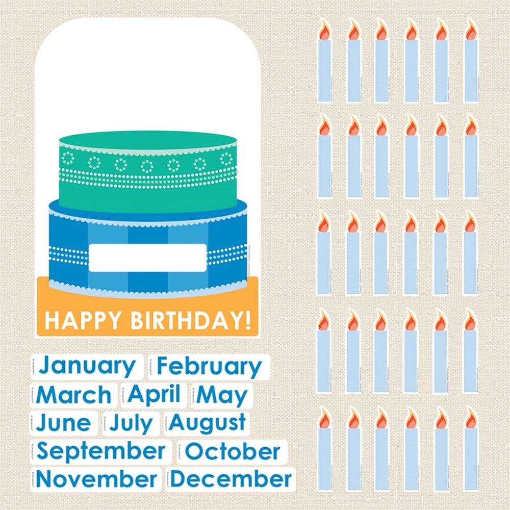 Birthday Celebration Wall Stickers - Temporary - Set of 43 | Stickers ...