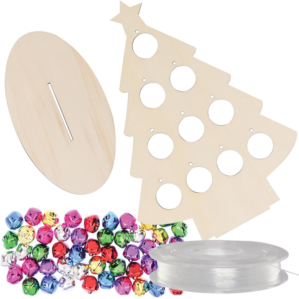 Wooden Ornament Trees Bumper Pack - Christmas Craft - CleverPatch ...