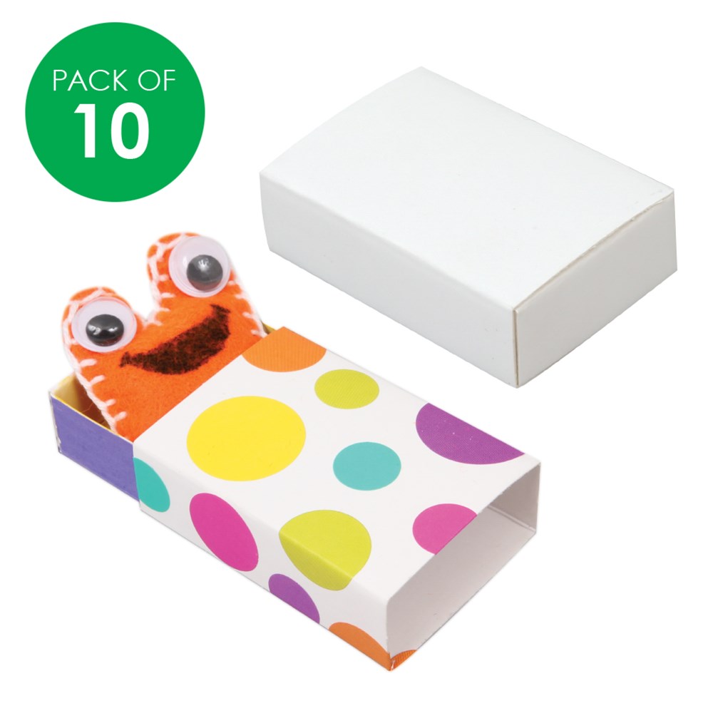 Cardboard Match Boxes - Pack of 10 - CleverPatch | CleverPatch - Art ...