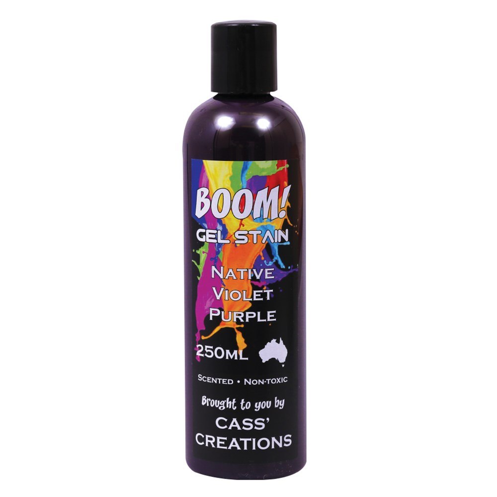 Boom! Gel Stain - Native Violet Purple - 250ml - CleverPatch ...