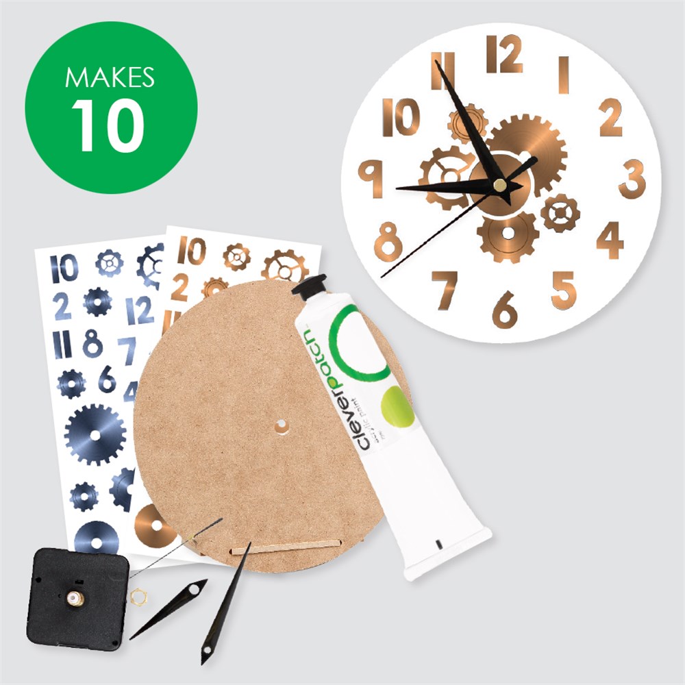 Cogs & Gears Clock Group Pack - CleverPatch | CleverPatch - Art & Craft ...