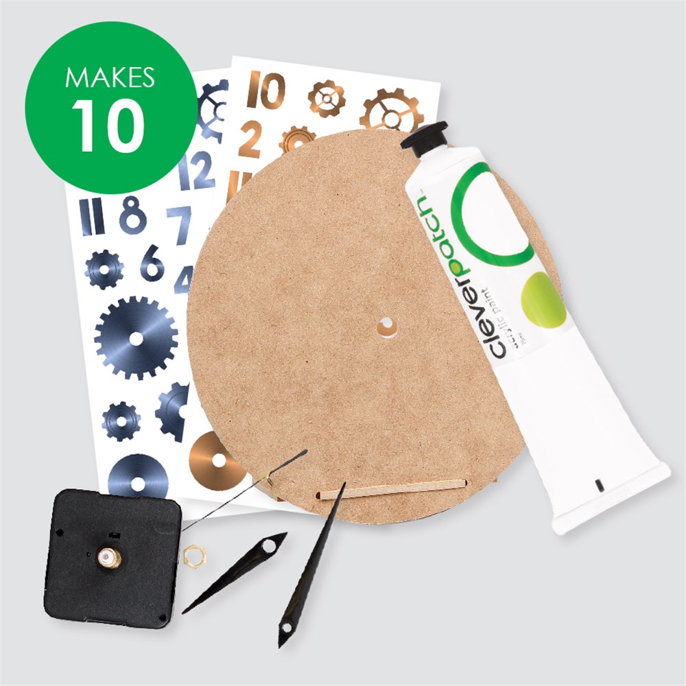 Cogs & Gears Clock Group Pack - CleverPatch | CleverPatch - Art & Craft ...