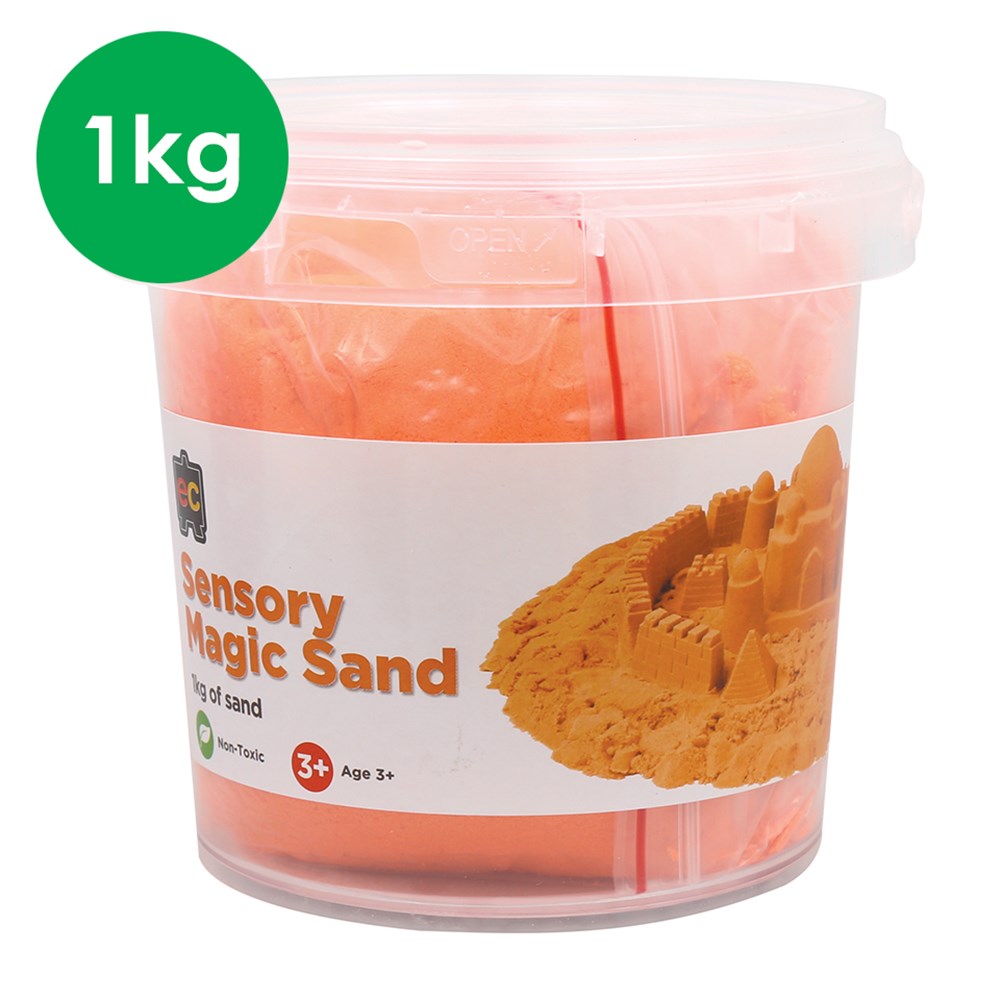 EC Sensory Magic Sand - Orange - 1kg - CleverPatch | CleverPatch - Art ...