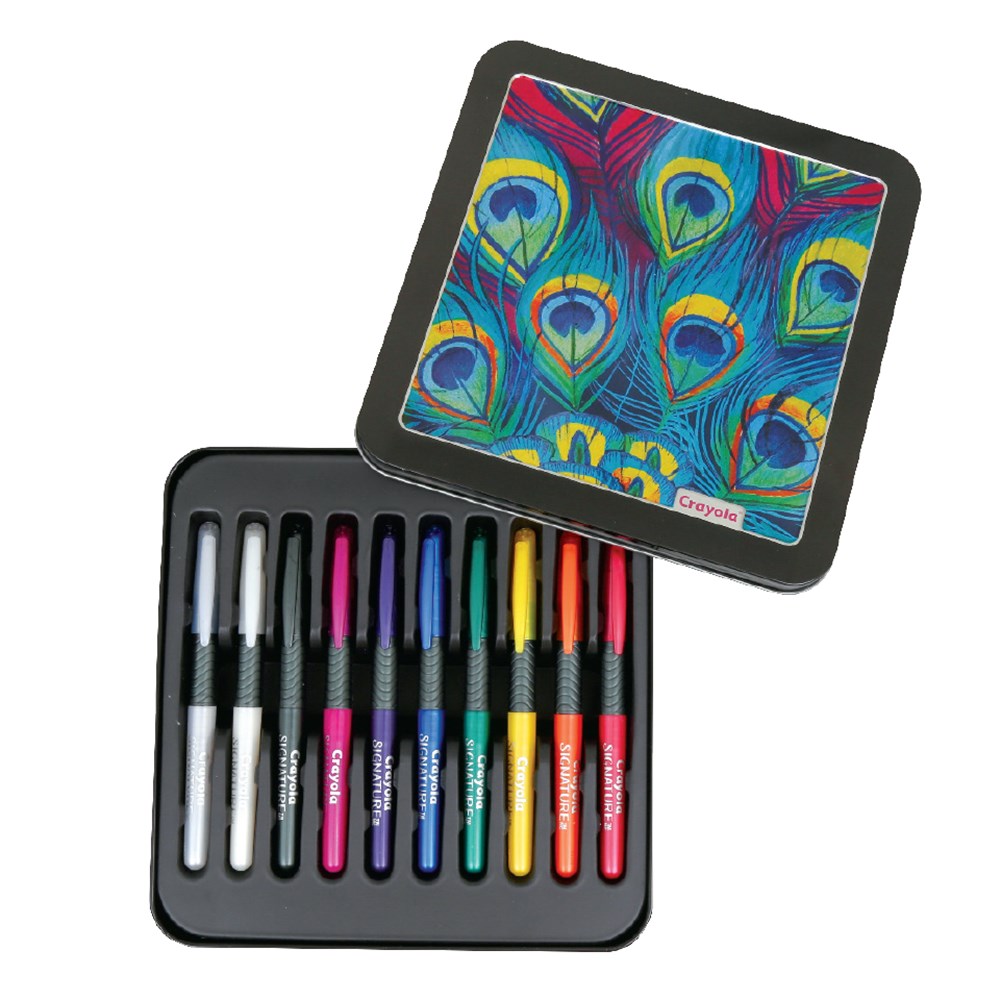 Crayola Signature Pearlescent Paint Markers - Pack of 10 - CleverPatch ...