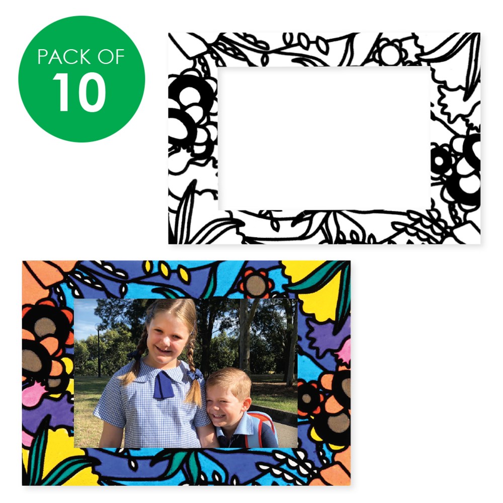 Velvet Art Floral Frames - Pack of 10 - CleverPatch | CleverPatch - Art ...