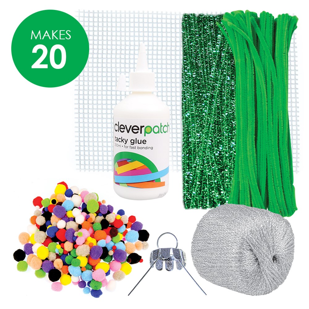 Woven Christmas Tree Ornaments Group Pack - CleverPatch | CleverPatch ...