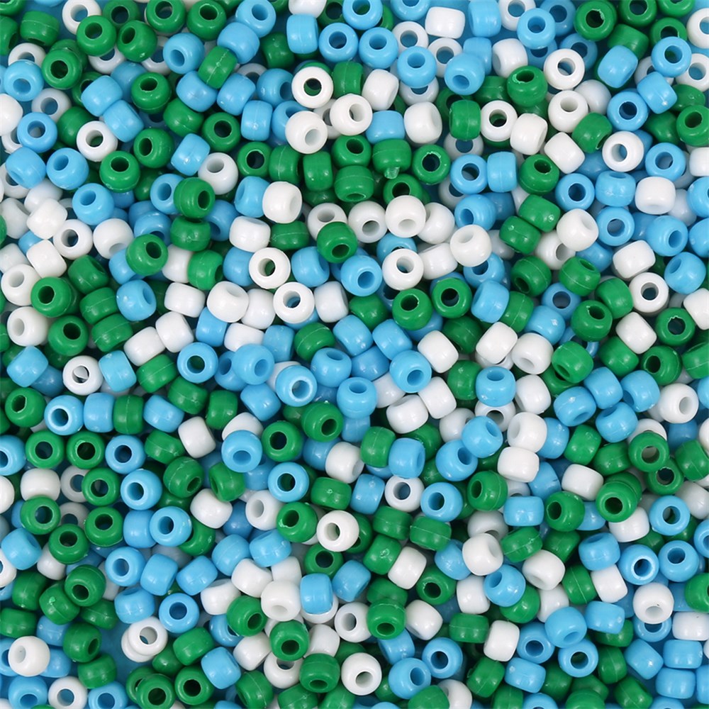 Pony Bead - Cool Colours | Beads & Jewellery Making - CleverPatch ...