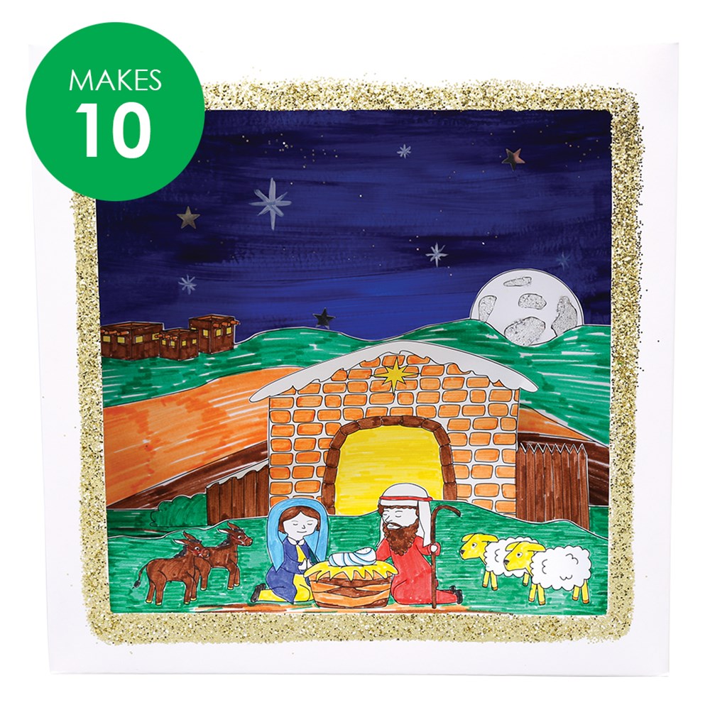 Nativity Scene Shadow Boxes Group Pack - CleverPatch | CleverPatch ...