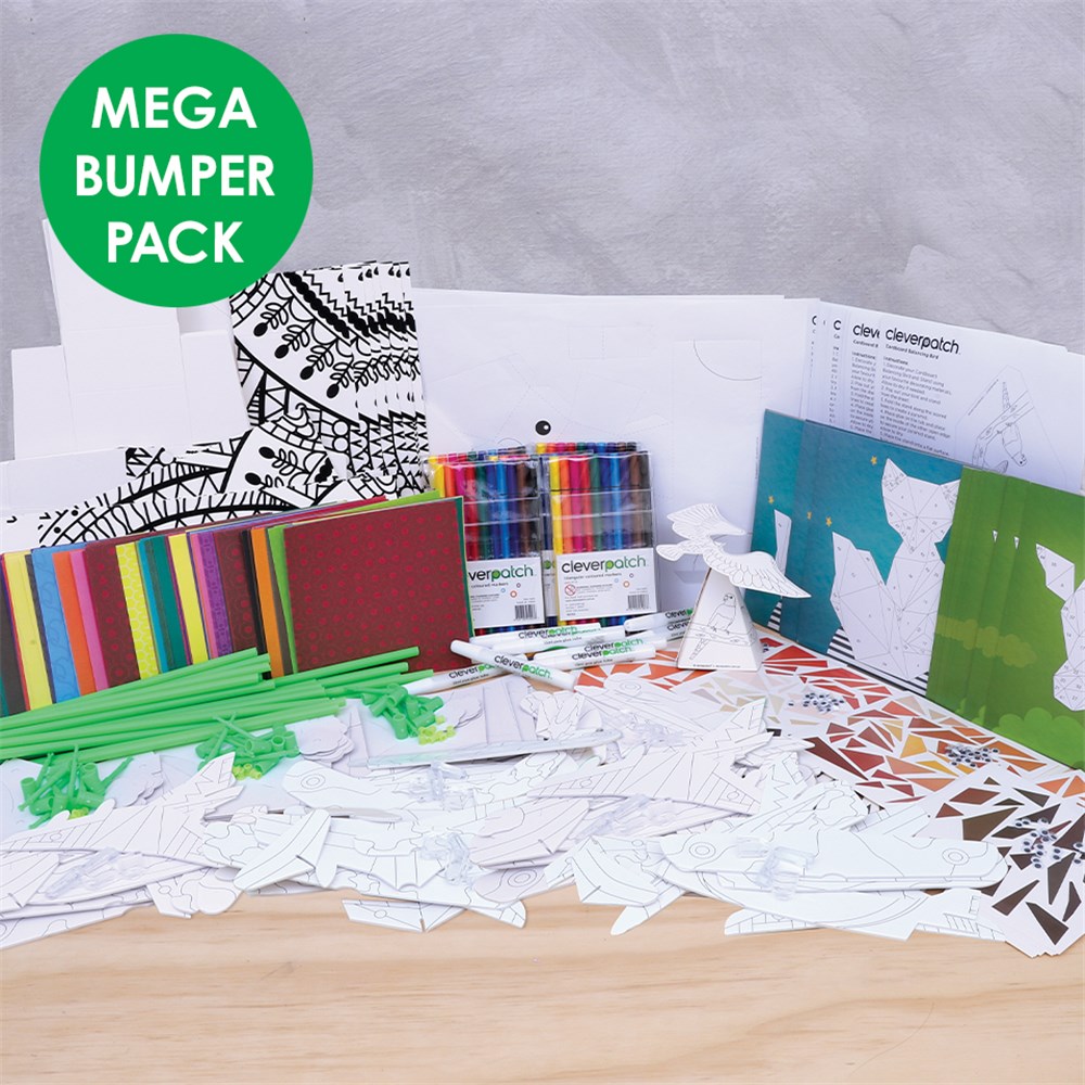 Paper Construction Mega Bumper Pack - CleverPatch | CleverPatch - Art ...