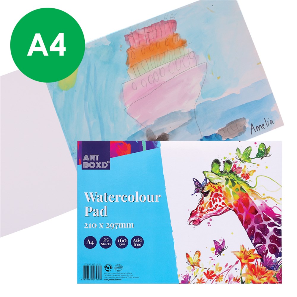 Watercolour Paper Pad - A4 - 25 Sheets - CleverPatch | CleverPatch ...
