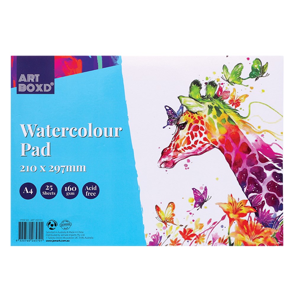 Watercolour Paper Pad - A4 - 25 Sheets - CleverPatch | CleverPatch - Art & Craft Supplies
