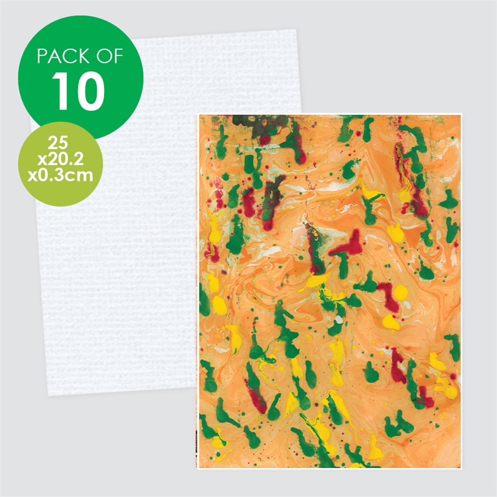 Canvas Panel Art Boards - Small Rectangle - Pack of 10 - CleverPatch ...