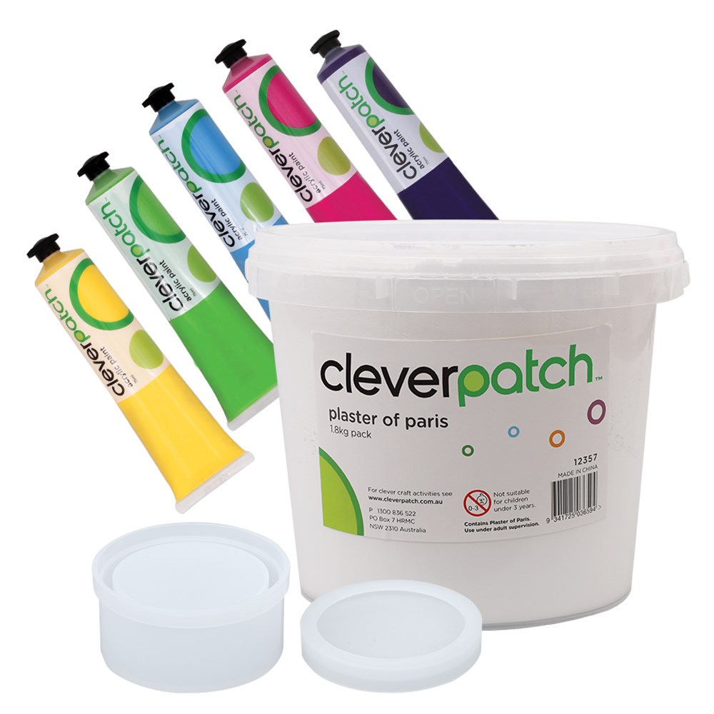 Plaster Trinket Boxes Bumper Pack - | CleverPatch - Art & Craft Supplies