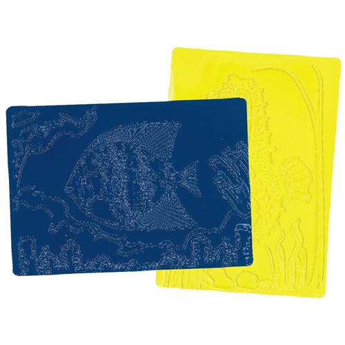 Sealife Rubbing Plates - Pack of 6 | Rubbing Plates | CleverPatch - Art ...