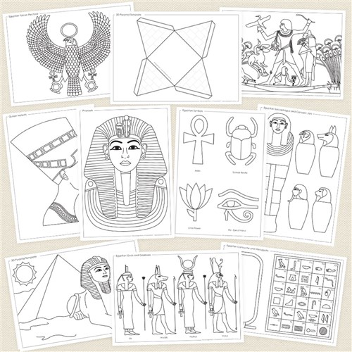 All About Egypt Blackline Masters - Pack of 10 | Blackline Masters ...