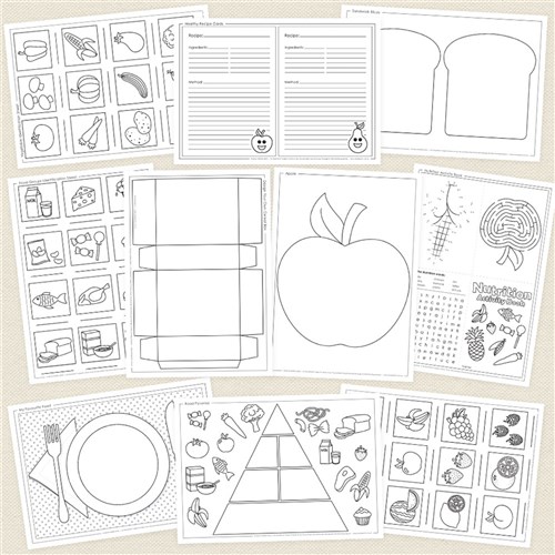 All About Nutrition Blackline Masters - Pack of 10 | Blackline Masters ...