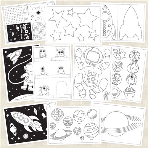 All About the Solar System Blackline Masters - Pack of 10 | Blackline ...