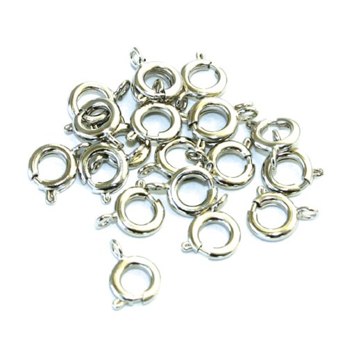 Bolt Rings - Silver - Pack of 16 | Beads & Jewellery Making ...