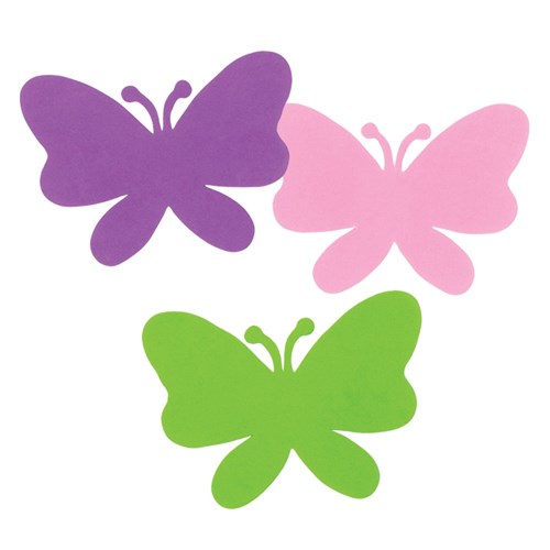 Large Foam Butterflies - Pack of 10 | Foam | CleverPatch - Art & Craft ...