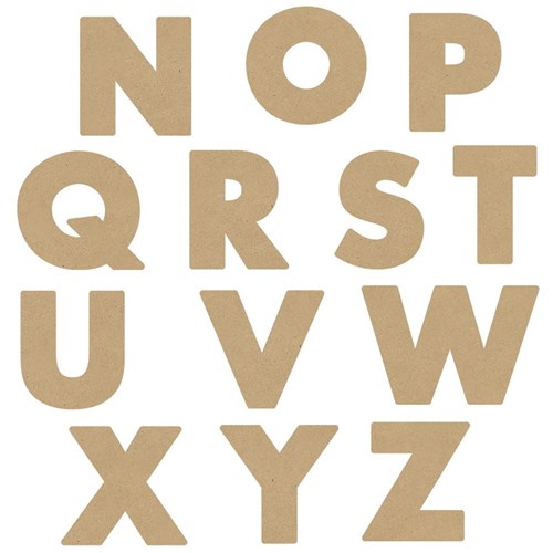 3D Wooden Letters - Uppercase - Pack of 26 | Activity & Bumper Packs ...