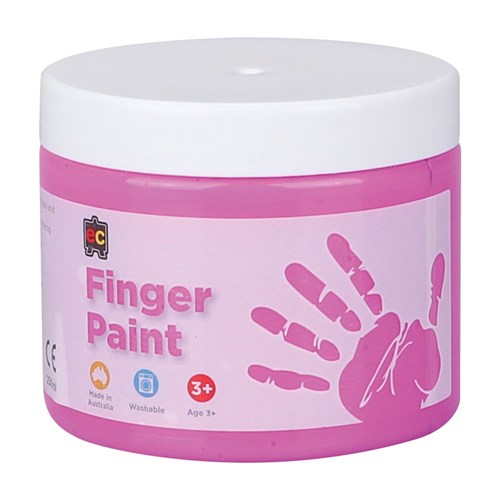 EC Finger Paint - Pink - 250ml | Paint Brushes & Effects | CleverPatch ...