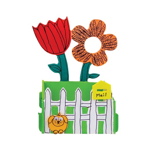 Wooden Flower Desk Organisers - Pack of 10 | Wood | CleverPatch - Art ...