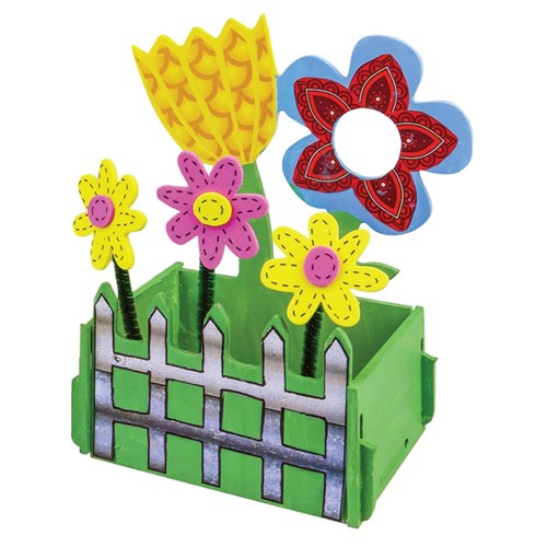 Wooden Flower Desk Organisers - Pack of 10 | Wood | CleverPatch - Art ...