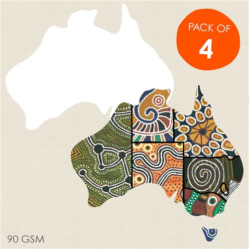 Paper Australia Shapes - White - Pack of 4 | Australia Day ...
