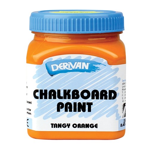 Derivan Chalkboard Paint - Orange - 250ml | Chalk | CleverPatch - Art ...