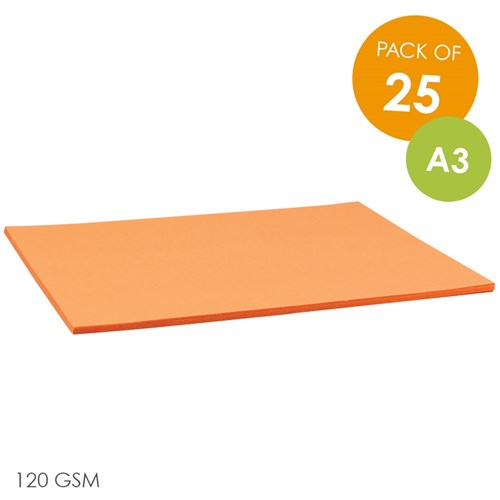 CleverPatch Cover Paper - Orange - A3 - Pack of 25 | Cover Paper ...