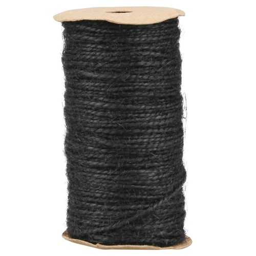 Hemp Rope - Black - 50 Metres | General Collage | CleverPatch - Art ...