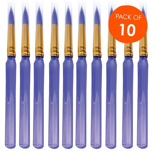 CleverPatch Triangular Paint Brushes - Size 10 - Pack of 10 | Paint ...