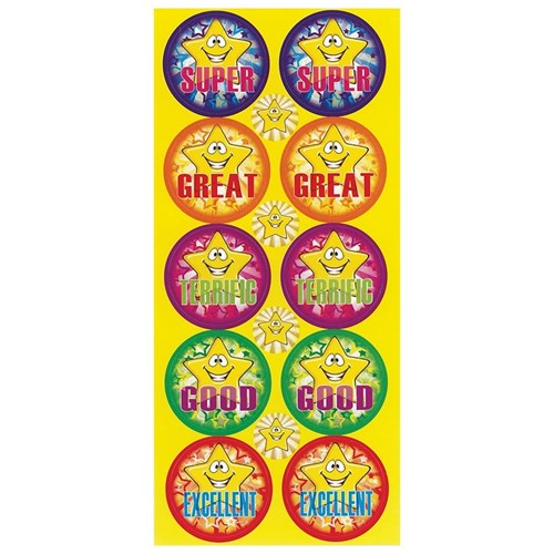 Star Merit Stickers - Pack of 168 | Stickers & Stamps | CleverPatch ...