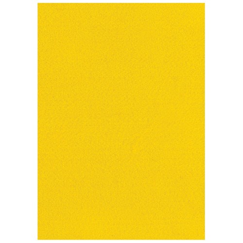 Soft Felt Sheets - Yellow - Pack of 10 | Sewing & Textiles ...