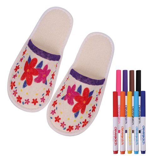 Design Your Own Fabric Slippers Kit | Sewing & Textiles - | CleverPatch ...