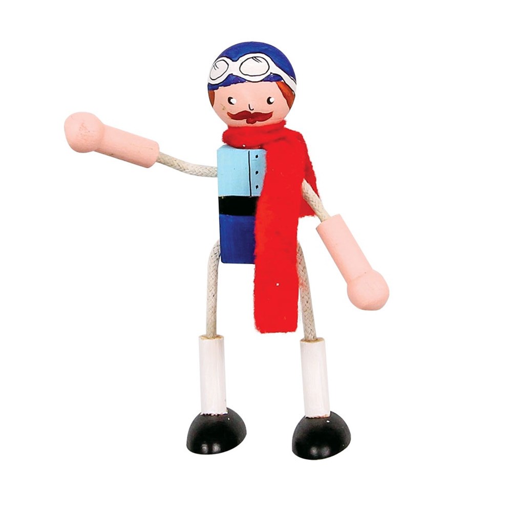 Wooden Pilot Person | Wood | CleverPatch - Art & Craft Supplies