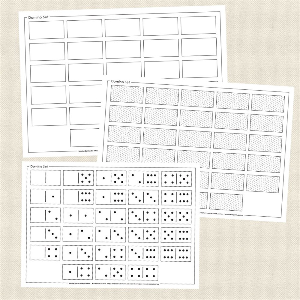 Dominoes Set | Paper & Card | CleverPatch - Art & Craft Supplies